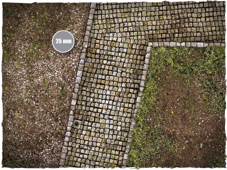 Game mat - Cobblestone Streets | DeepCut Studio