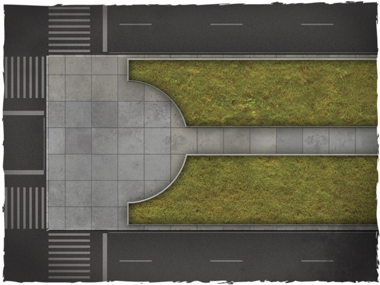 Game mat - Cityscape #1 | DeepCut Studio