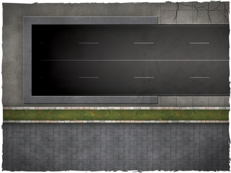 Game mat - Cityscape #1 | DeepCut Studio