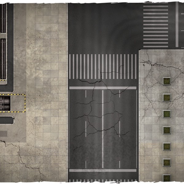Game mat - Cityscape #2 | DeepCut Studio