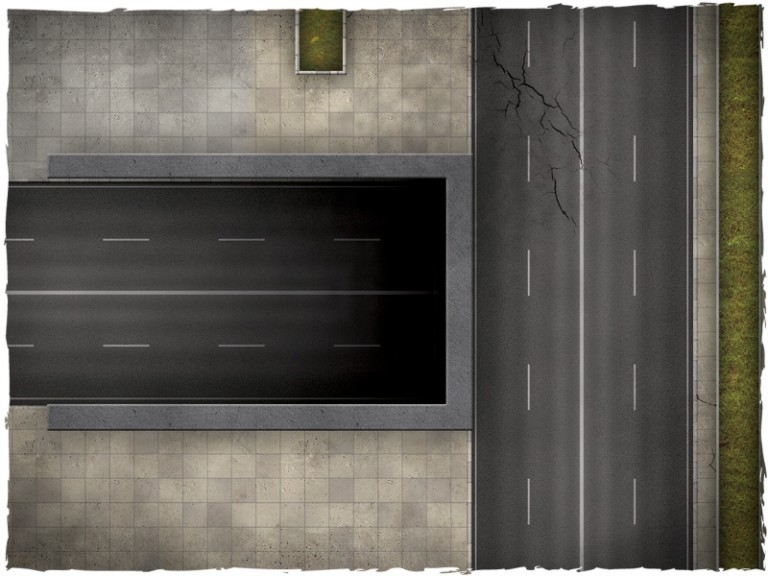 Game mat - Cityscape #2 | DeepCut Studio