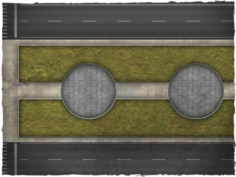 Game mat - Cityscape #2 | DeepCut Studio