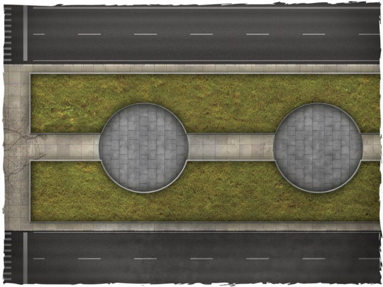 Game mat - Cityscape #2 | DeepCut Studio
