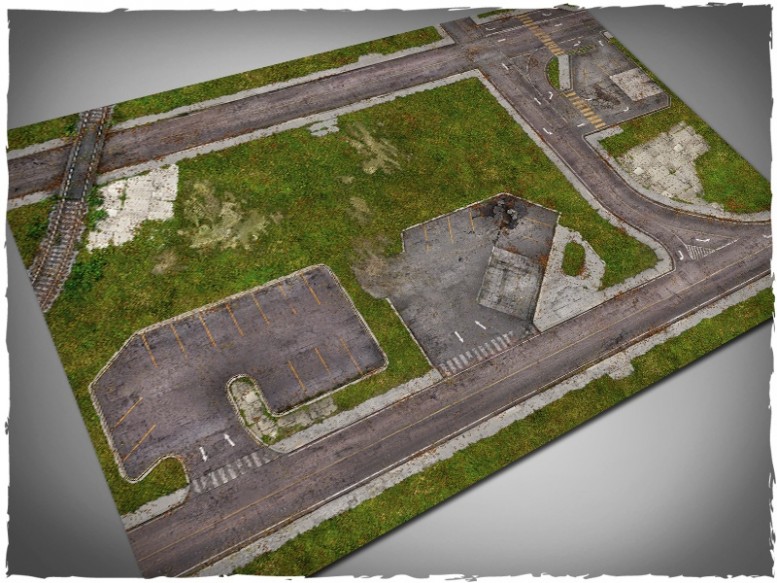 Game mat - Walking Dead Town | DeepCut Studio