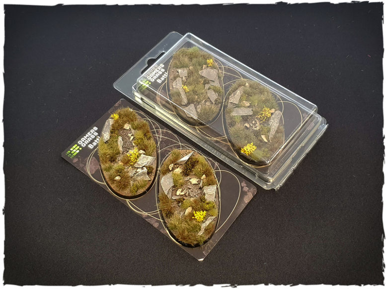 Battle ready bases - Highland, 90 mm, oval, x2 | DeepCut Studio
