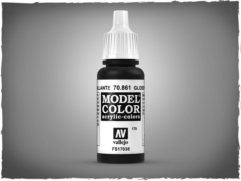 Vallejo Model Color acrylic paint - 70.861 glossy black | DeepCut Studio