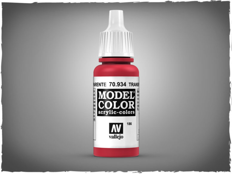 Vallejo Model Color acrylic paint - 70.934 Transparent Red | DeepCut Studio