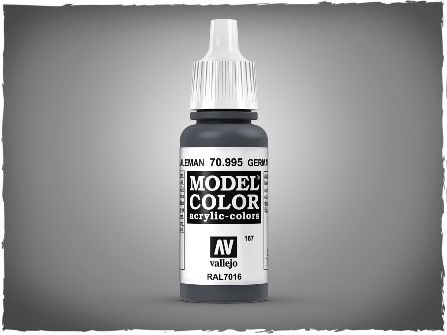 Vallejo Model Color acrylic paint - 70.995 german grey | DeepCut Studio