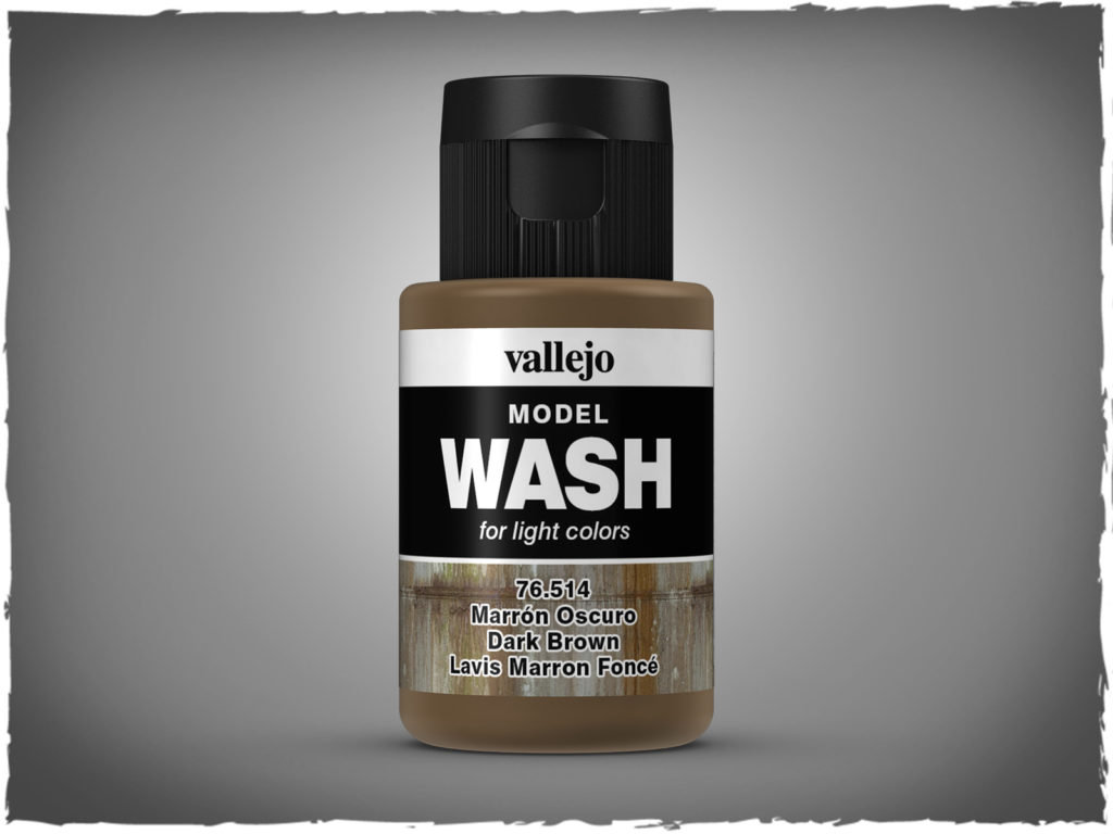 Vallejo Model Wash - 76.514 Dark Brown | DeepCut Studio