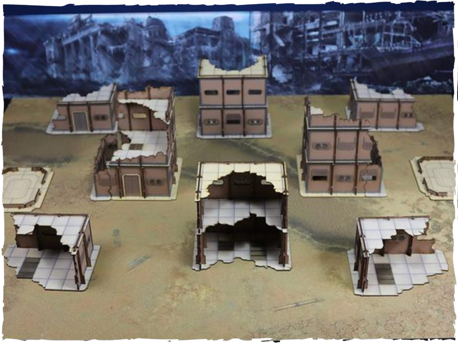 Desert Military Base Set | DeepCut Studio