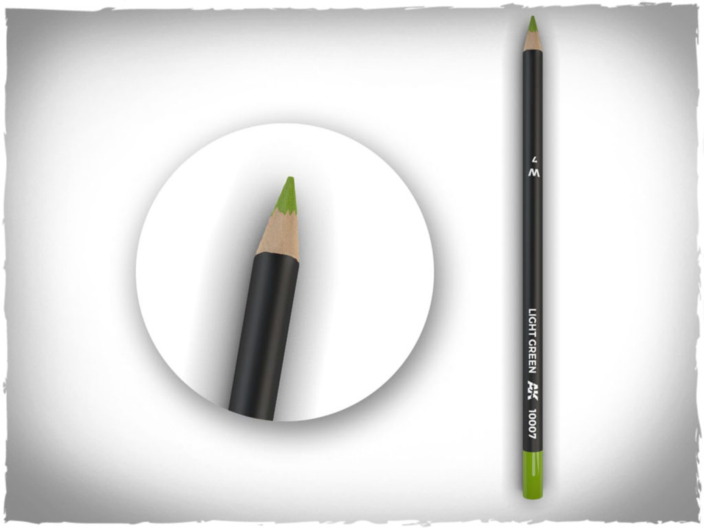 AK weathering pencils - Light Green | DeepCut Studio