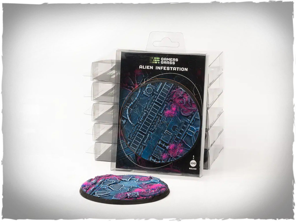 Battle ready bases - Alien Infestation, 100 mm, round, x1 | DeepCut Studio