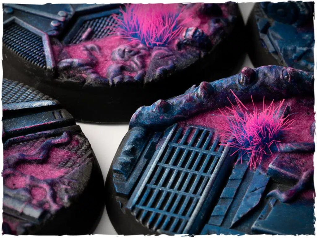 Battle ready bases - Alien Infestation, 40 mm, round, x5 | DeepCut Studio