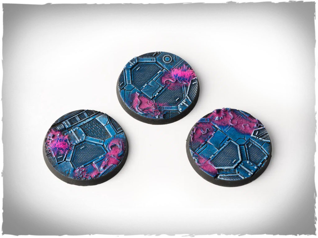Battle ready bases - Alien Infestation, 50 mm, round, x3 | DeepCut Studio