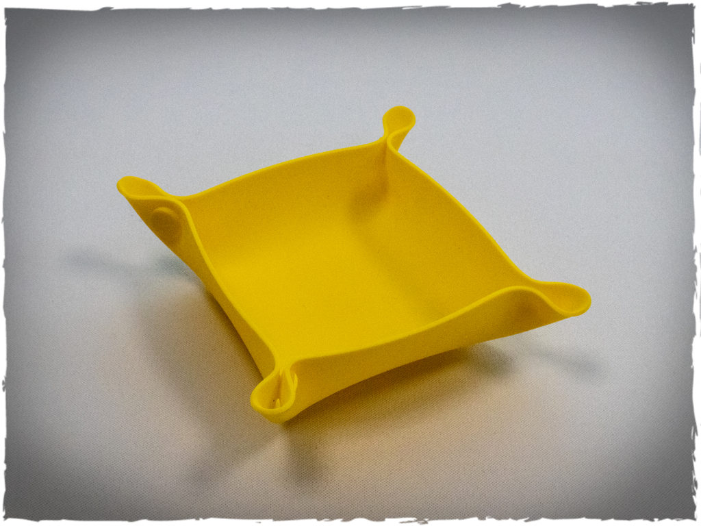 Foldable silicone bowls for tokens, set of 5 pcs, yellow | DeepCut Studio