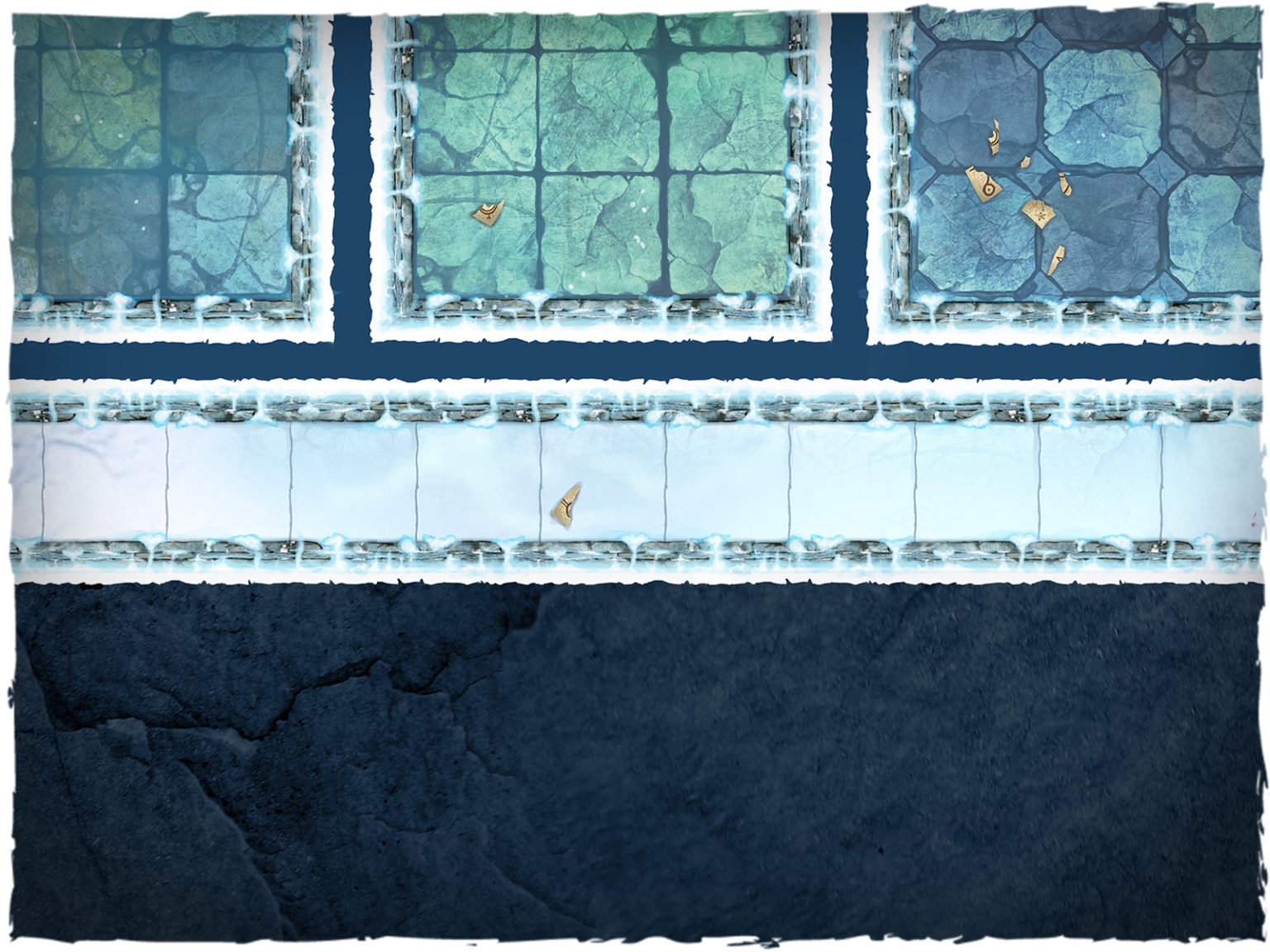 Game mat - Heroquest Frozen Horror alternate | DeepCut Studio