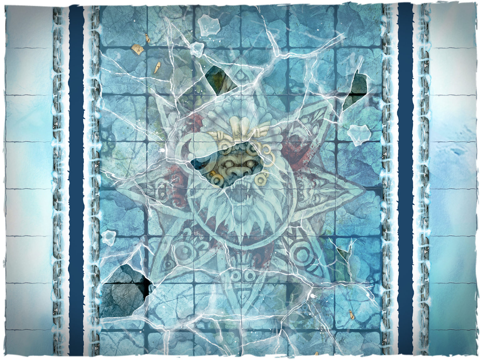 Game mat - Heroquest Frozen Horror expanded | DeepCut Studio