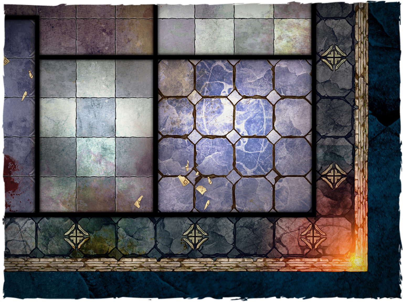 Game mat - Heroquest Mage of the Mirror standard | DeepCut Studio