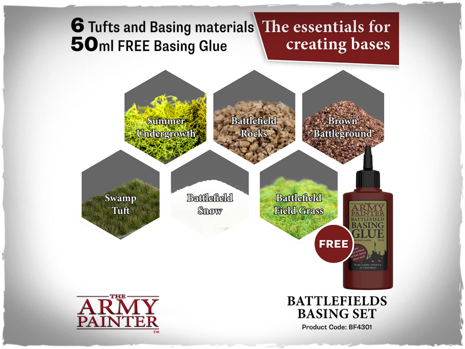 Army Painter Tuft - BF4301 Battlefield Basing Set | DeepCut Studio