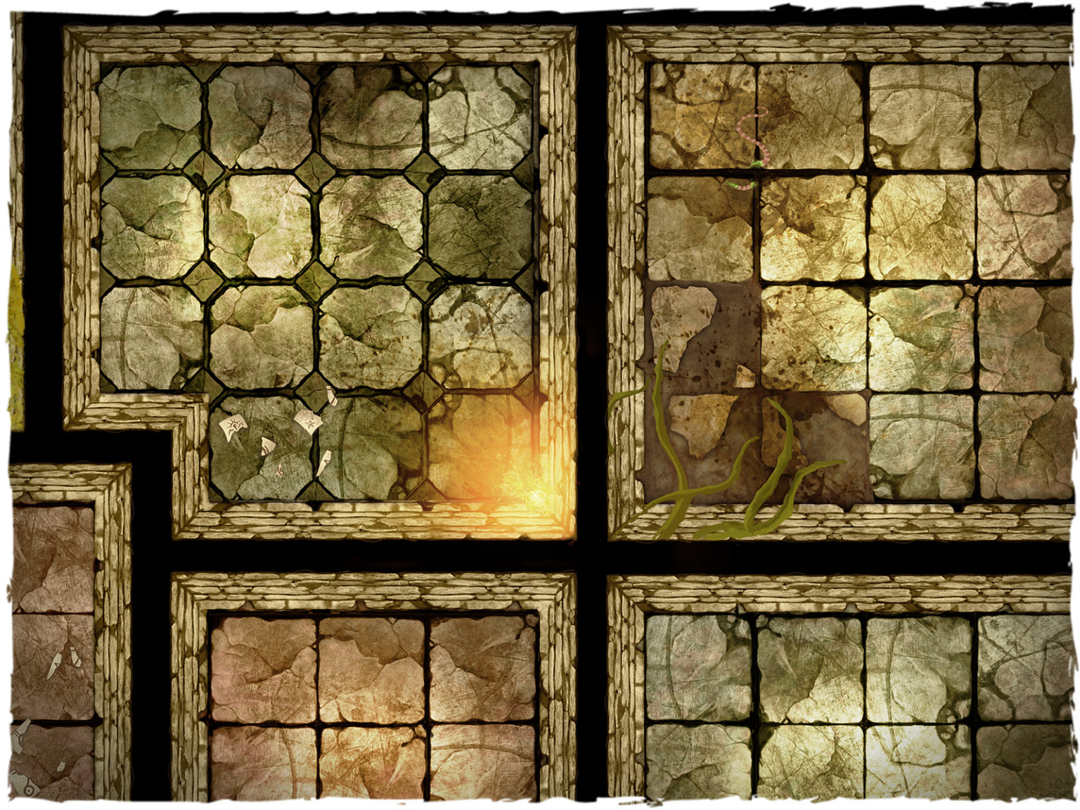 Game mat - Heroquest Jungles of Delthrak alternate | DeepCut Studio