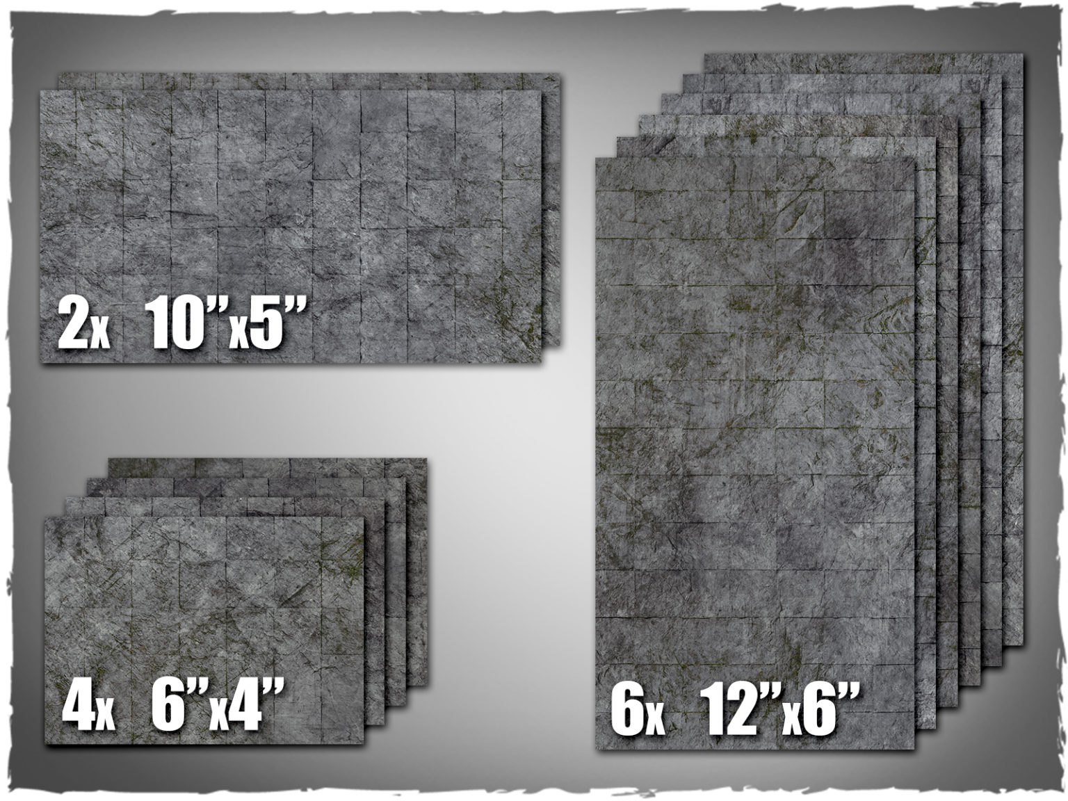 Warhammer 40k Terrain Base Tiles - Dungeon | DeepCut Studio
