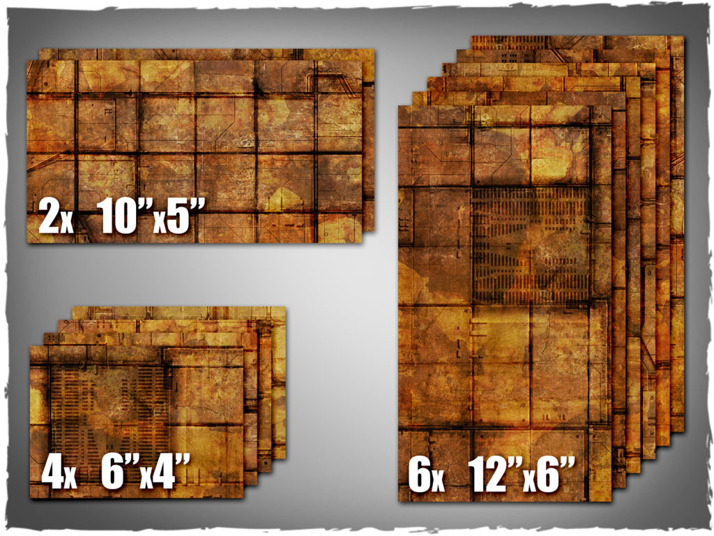 Warhammer 40k Terrain Base Tiles - Underhive | DeepCut Studio