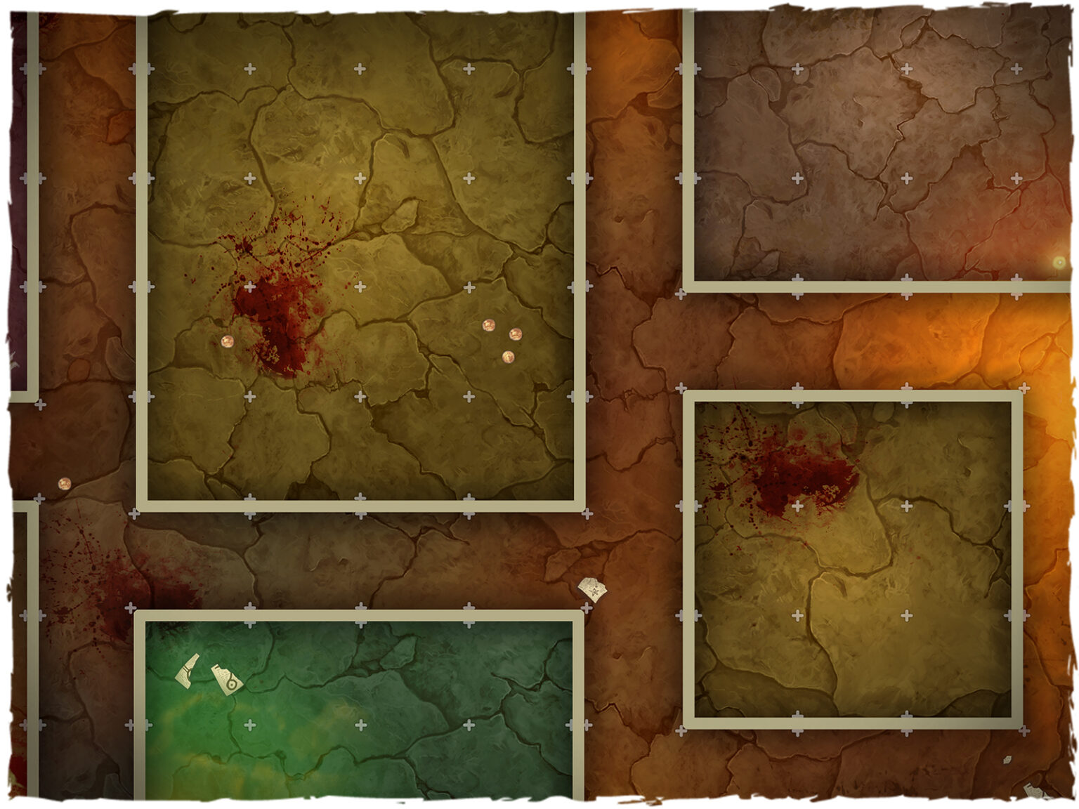 Game mat - Heroquest First Light standard | DeepCut Studio